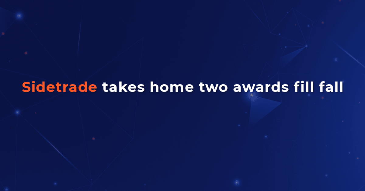 Sidetrade takes home two awards this fall - Sidetrade
